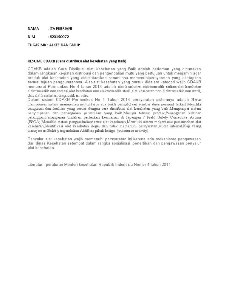 Tugas Resume CDAKB | PDF