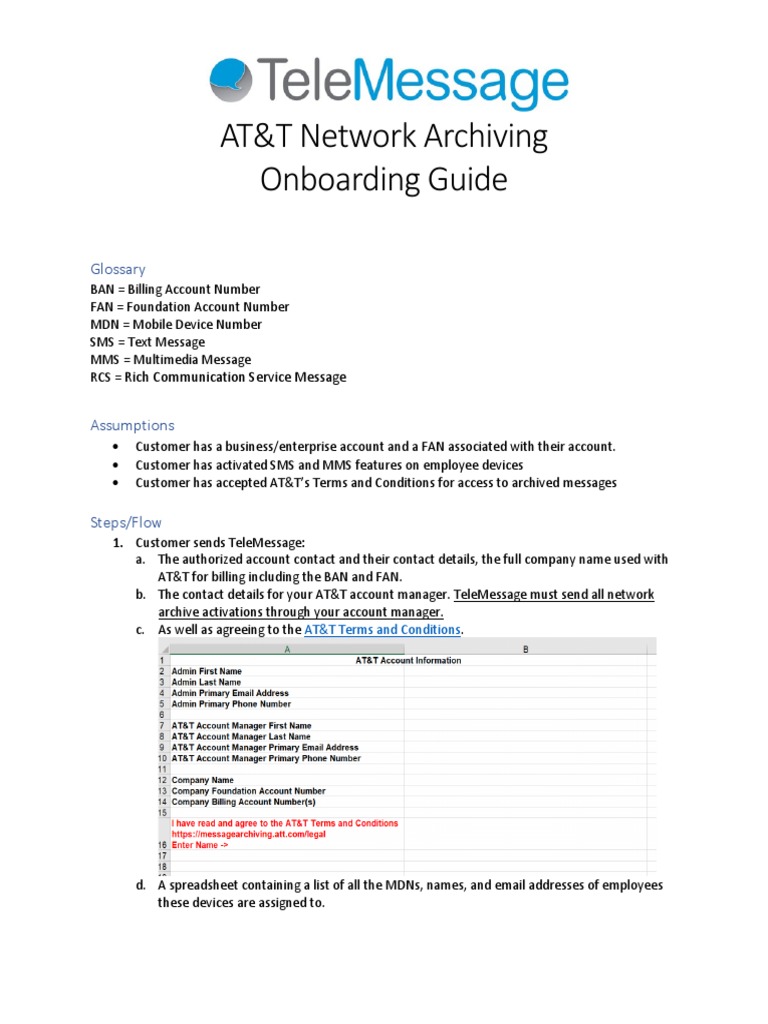 ATT Onboarding User Guide | PDF | At&T | Internet