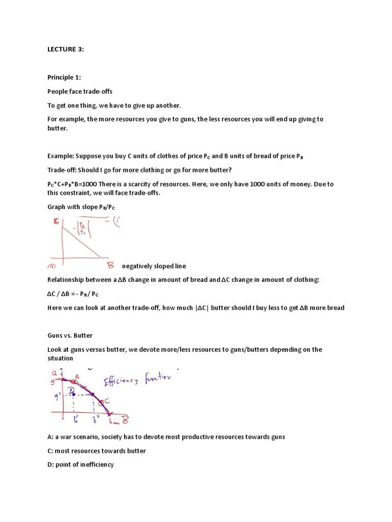 Microeconomics Lecture 3 Notes | PDF Microeconomics Lecture 3 Notes | PDF