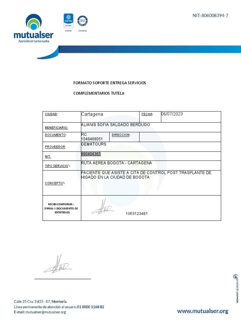 Alianis Sofia Salgado Berdugo - Regreso_signed | PDF