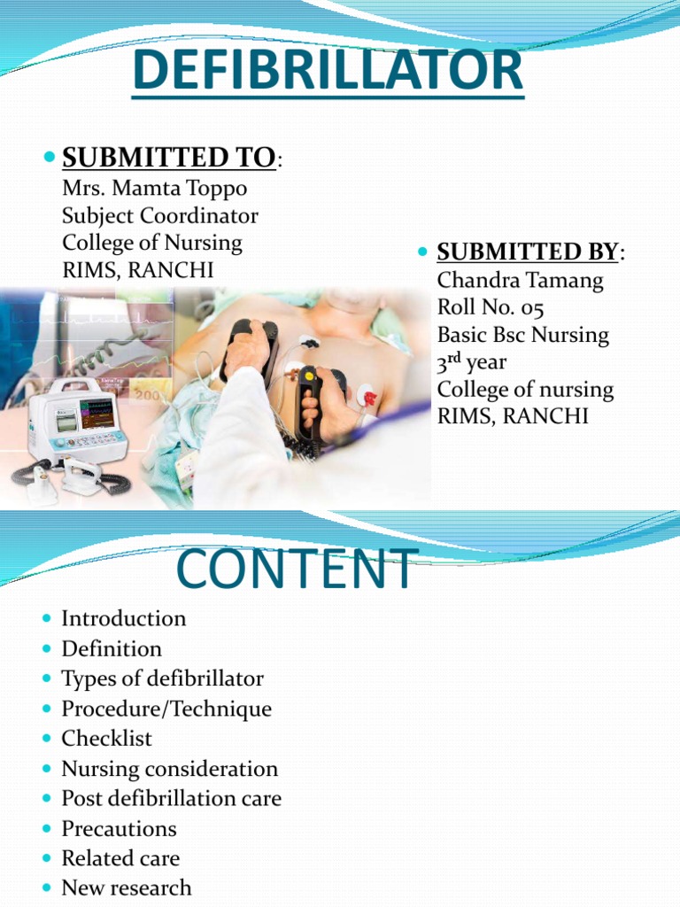 Defibrillator1 200806145633 | PDF | Cardiovascular Physiology | Thorax ...