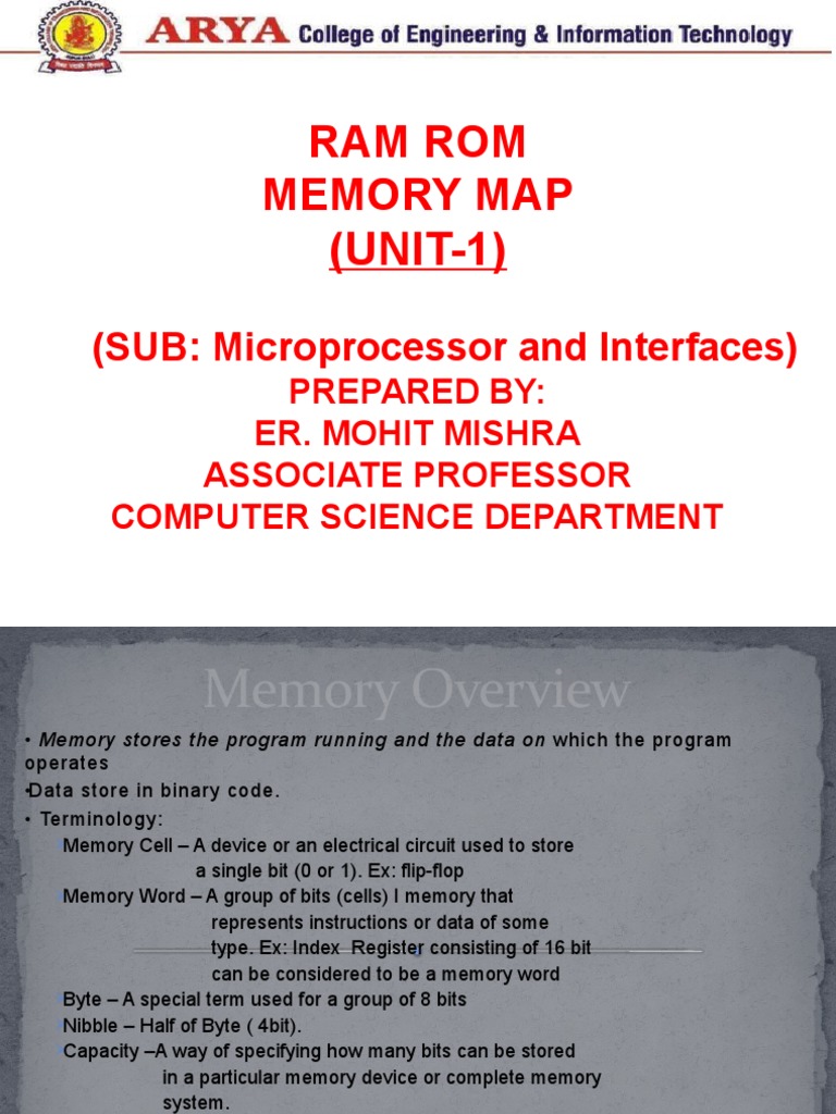Ram Rom | PDF | Random Access Memory | Computer Memory