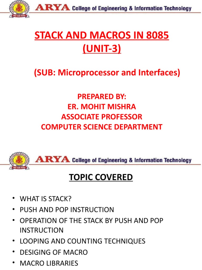New Stack And Macros Pdf Macro Computer Science Information 9486