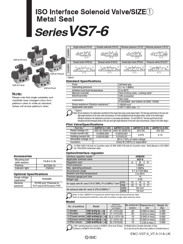 VS7 6 8 Eu | PDF | Valve | Electrical Engineering