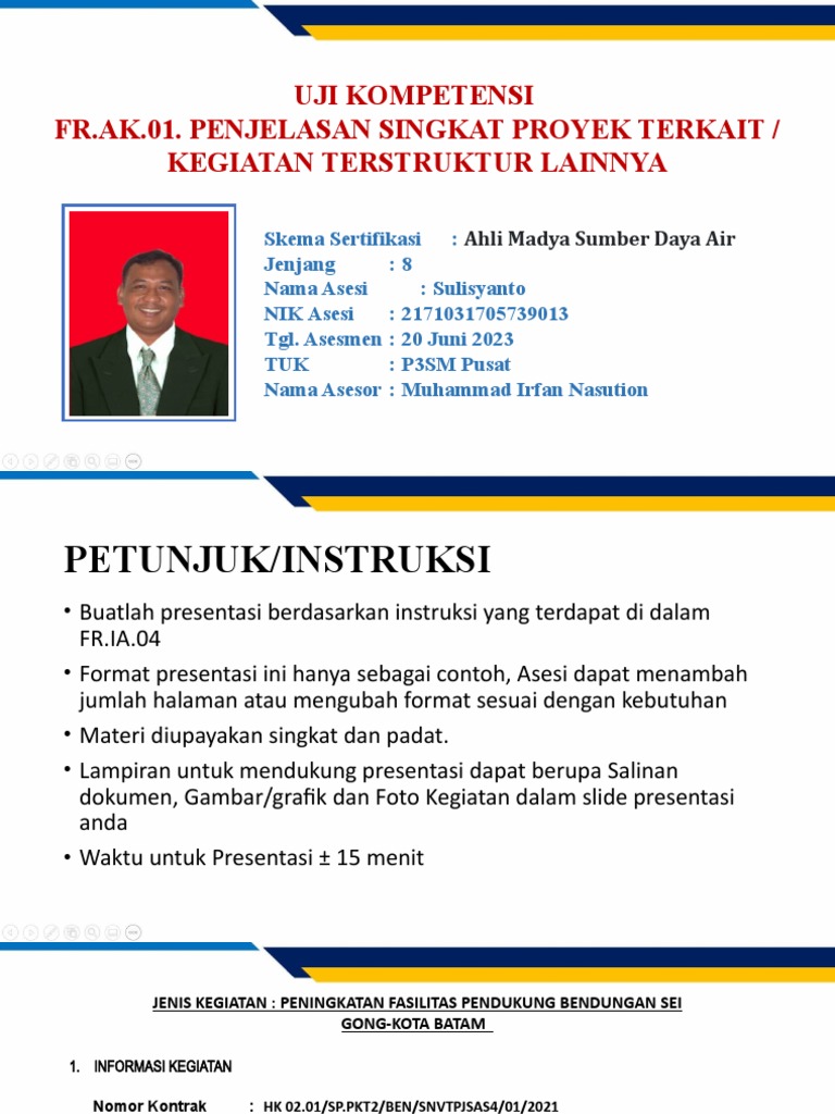 Paparan Skk Tenaga Ahli Teknik Sumber Daya Air | PDF