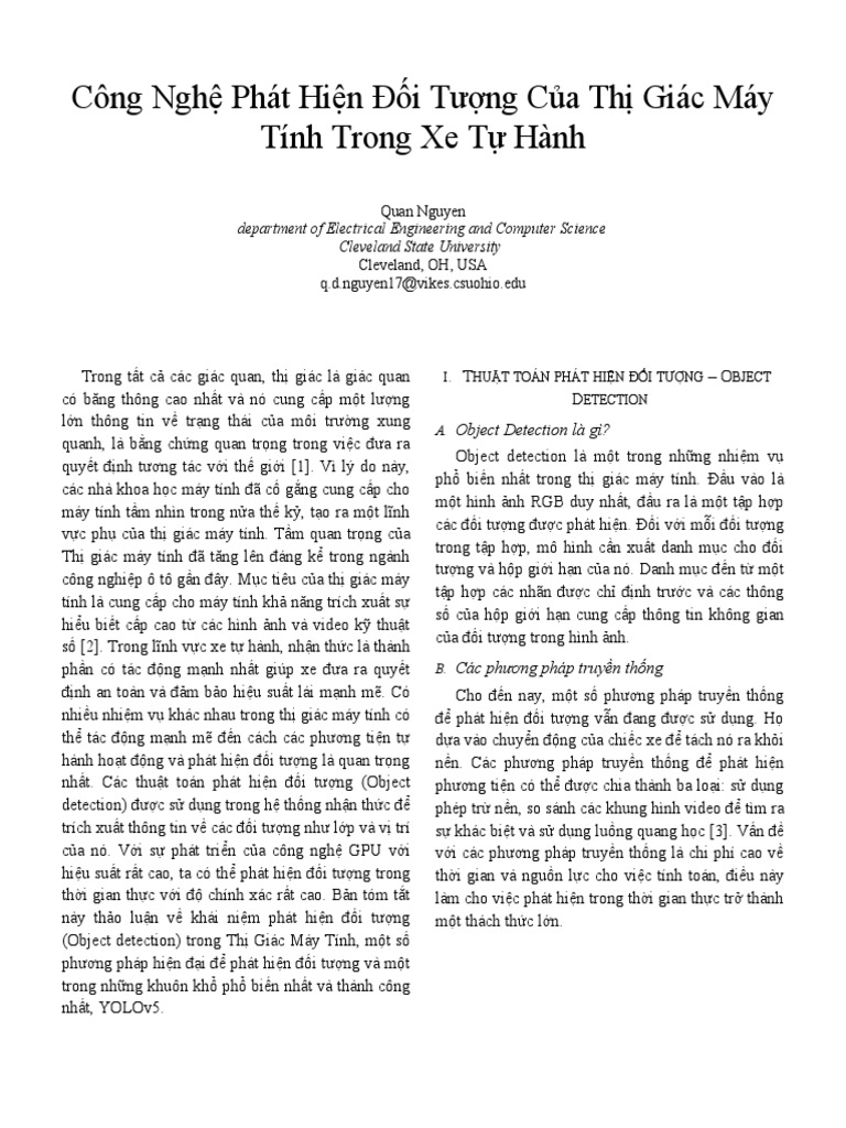 Deep Learning in Computer Vision Vietnamese | PDF