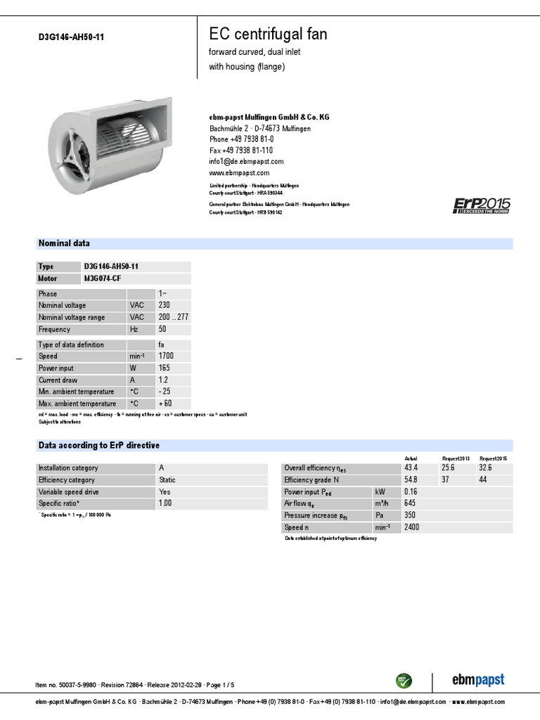 Abb Dsu Speed Fan整流调速风机说明书d3g146 Ah50 11 | PDF | Electric Motor ...