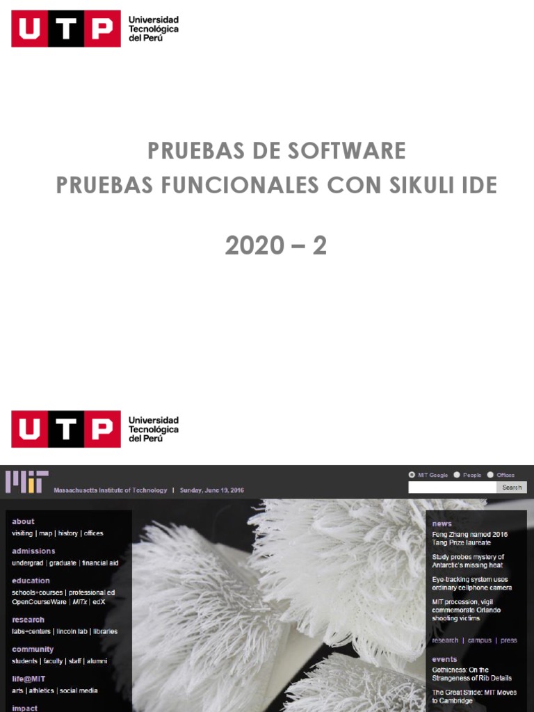 UTP PS Semana8 PruebasFuncionalesSIKULI | PDF | Interfaces gráficas de ...