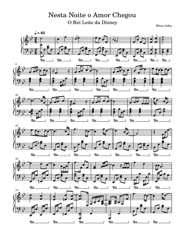 PETALISTA - Nesta - Noite - o - Amor - Chegou - Elton - John | PDF