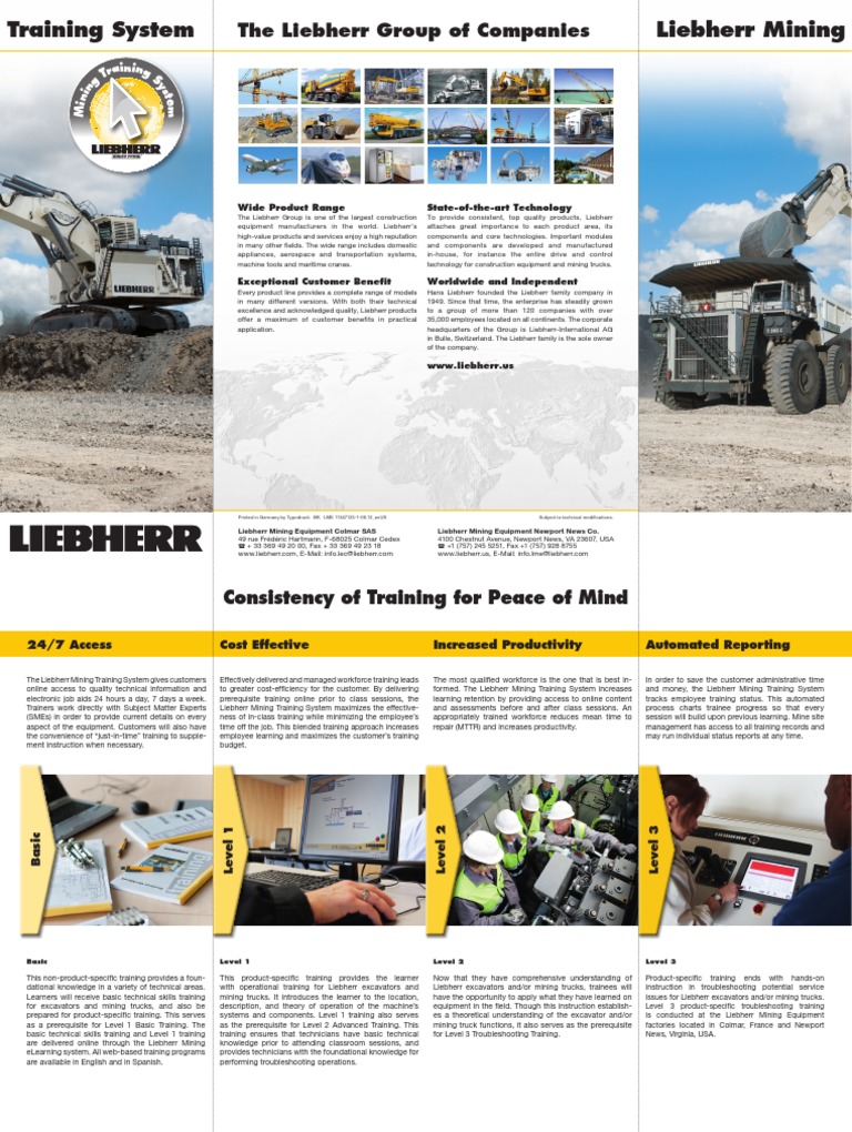 Liebherr Mining Training System | PDF