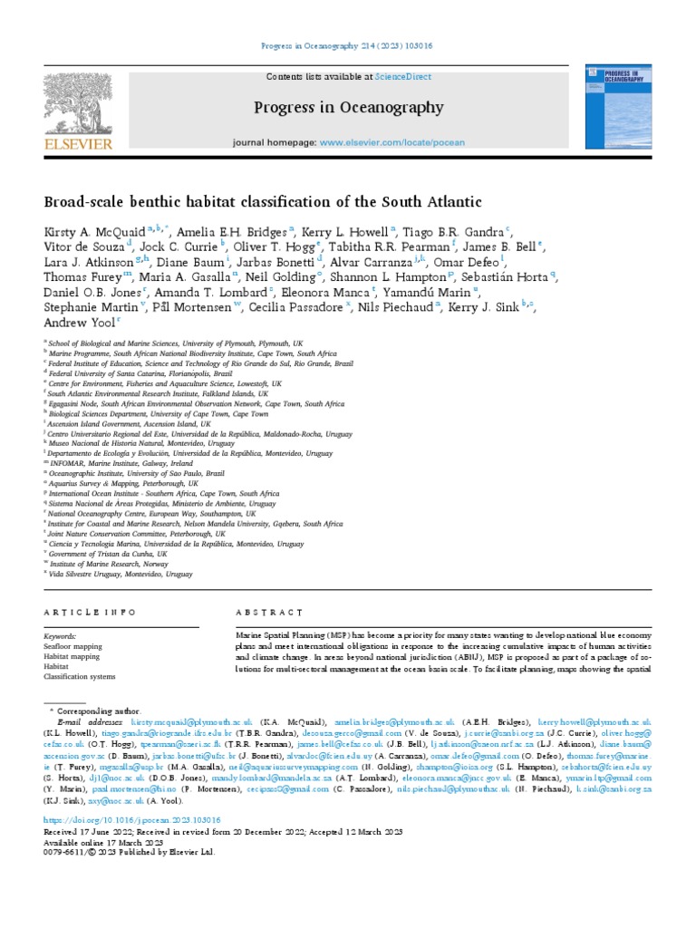 MQ Quaid Et Al 2023 | PDF | Earth Sciences | Physical Geography