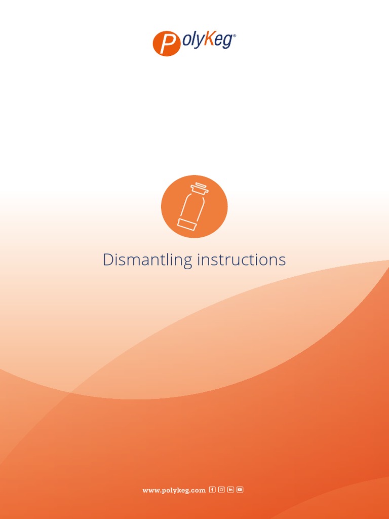 PolyKeg PRO - Dismantling Instructions | PDF | Manufactured Goods | Tools