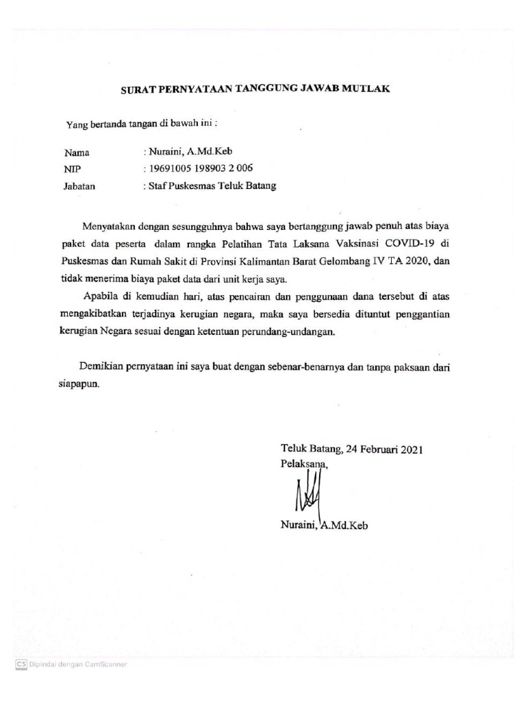4 Nuraini, Amd - Keb PuskesmasTelukBatang | PDF