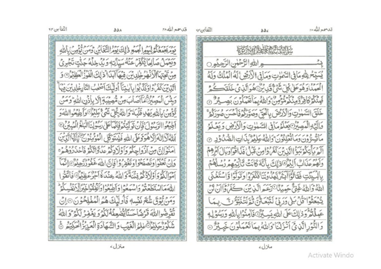 Surah Tagabun | PDF