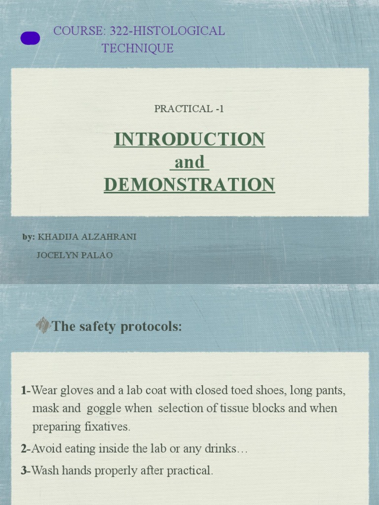 Lab 1 Ppt Pdf Histology Applied And Interdisciplinary Physics