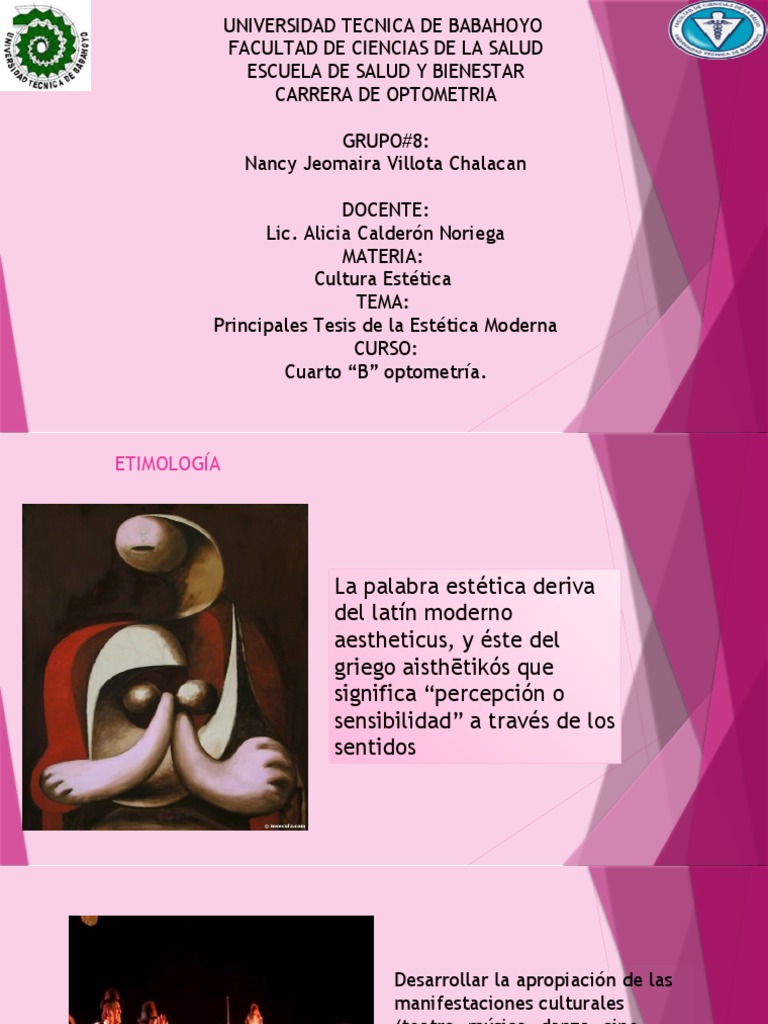 Deber N°1 de Cultura Estetica | PDF | Experiencia | Estética