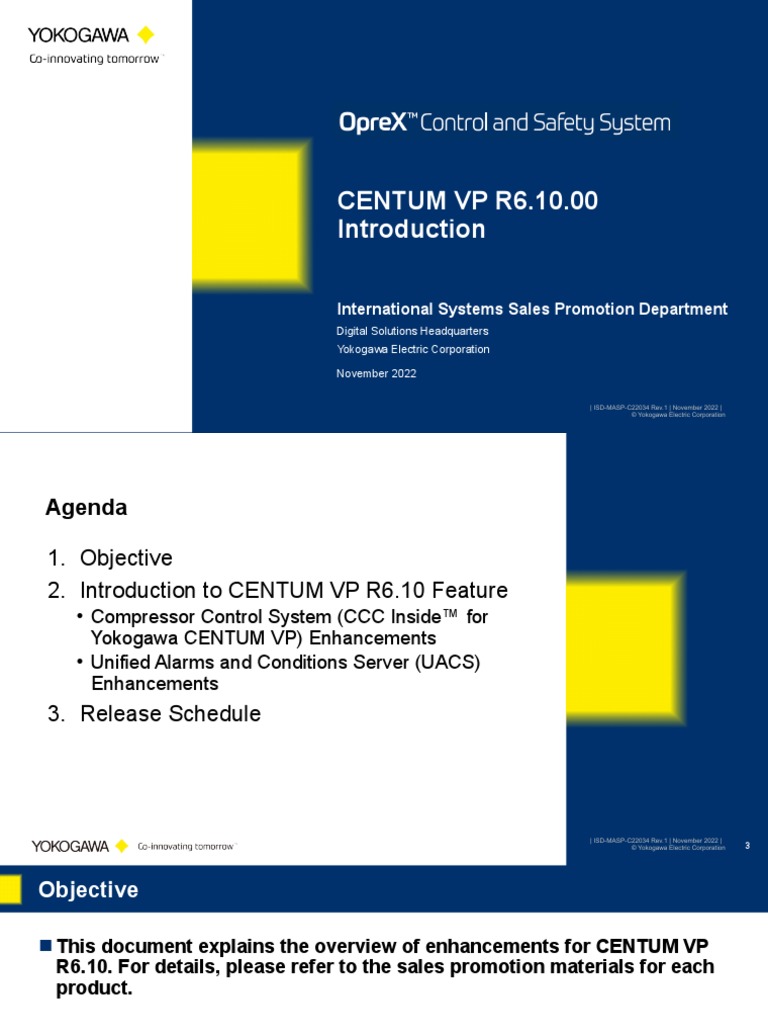 ISD-MASP-C22034 CENTUM VP R6.10 Introduction Rev1 | PDF ...