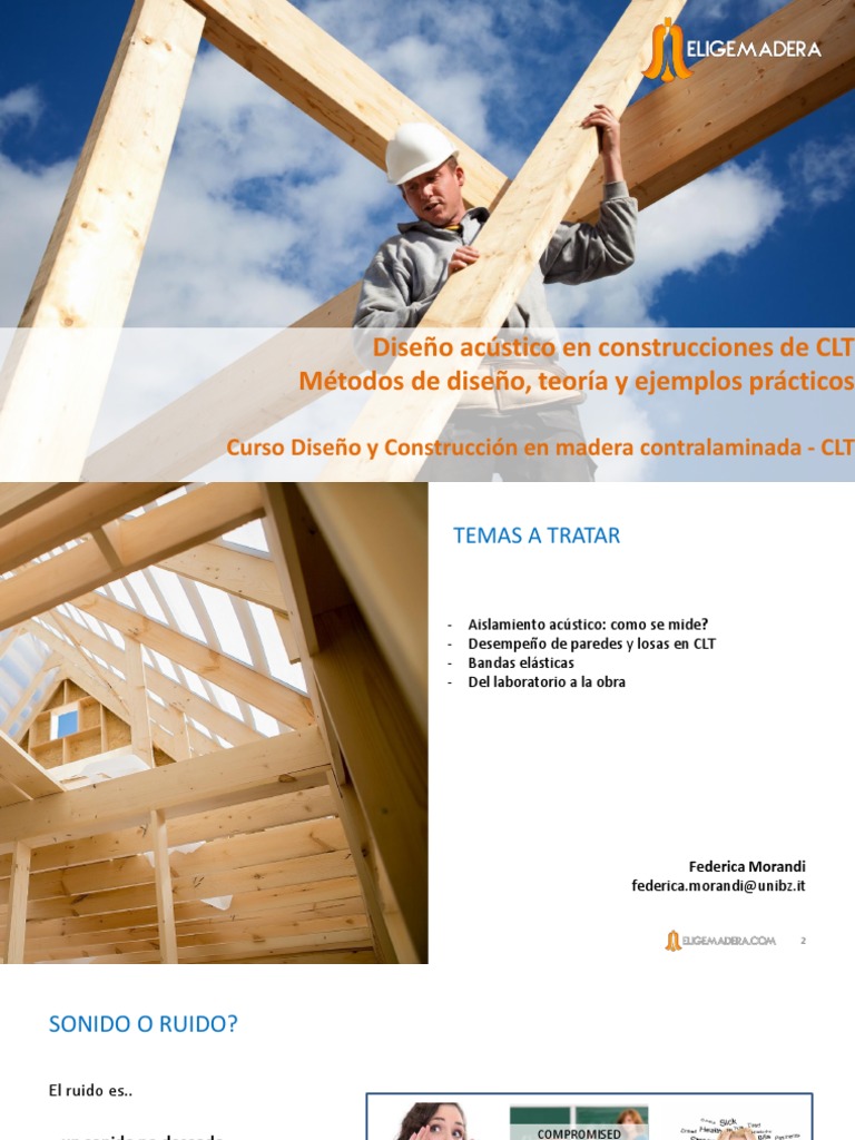 Clase 9, Diseño Acustico en Construcciones de CLT | PDF
