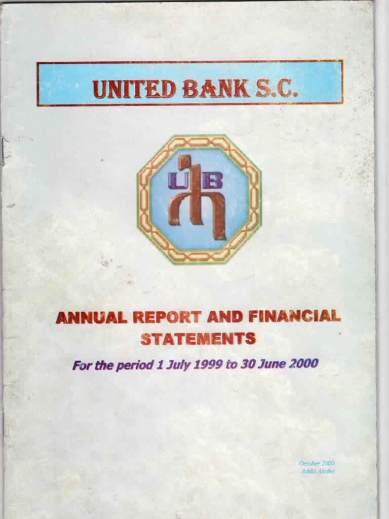 Annual-Report-Hibret Bank2000 | PDF