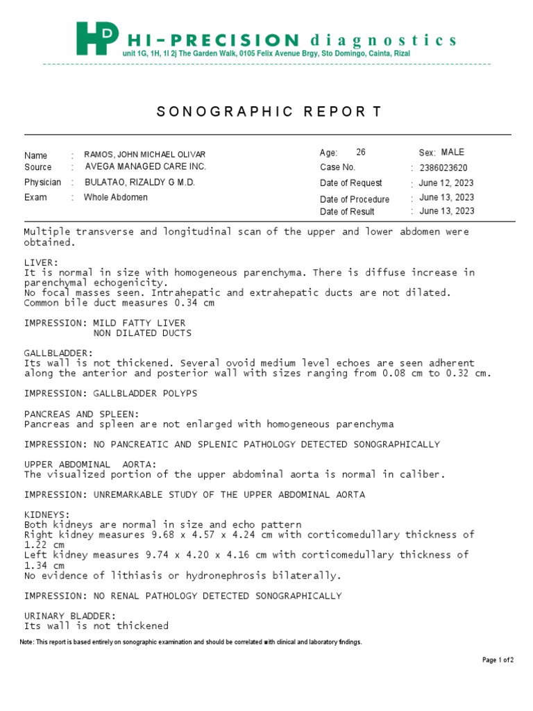 ULTRASOUND | PDF | Kidney | Abdomen