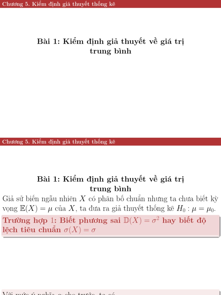 XSTK chuong 5_2022-2023 | PDF
