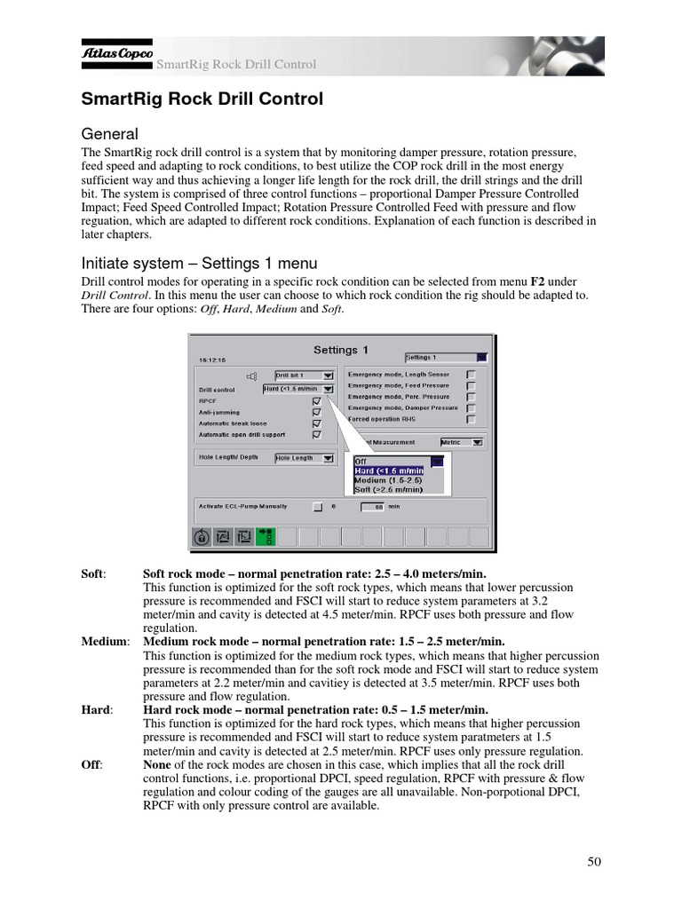 SmartRig Drill Control System - System Description | PDF