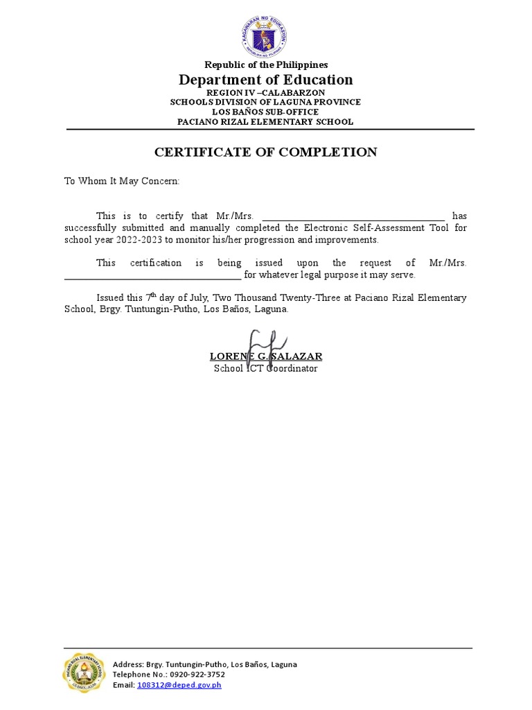 Certification e Sat | PDF