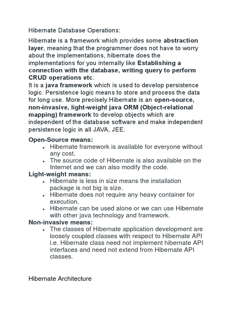 Hibernate AIP | PDF | Information Technology Management | Programming ... Hibernate AIP | PDF | Information Technology Management | Programming ...
