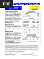 Technical Data: PR-1428 Class B Access Door Sealant | PDF | Epoxy | Solvent