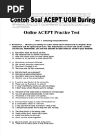 GMST IUP UGM Test Preparation Guide | PDF