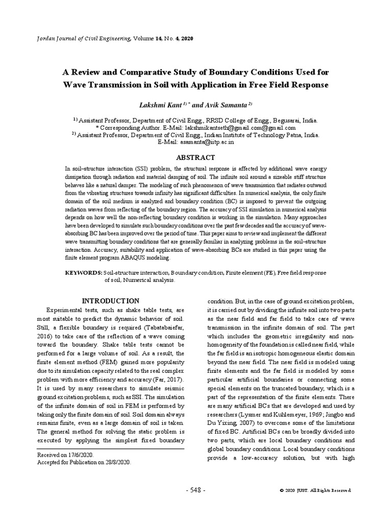 Kant and Samanta | PDF | Finite Element Method | Waves