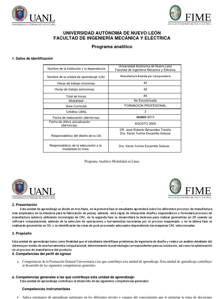 Manufactura Asistida Por Computadora | PDF | Control numerico | Software