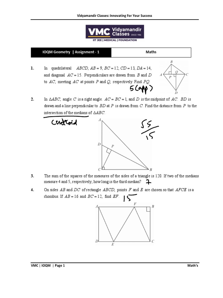Geometry Assignment-1 | PDF | Elementary Geometry | Elementary Mathematics Geometry Assignment-1 | PDF | Elementary Geometry | Elementary Mathematics