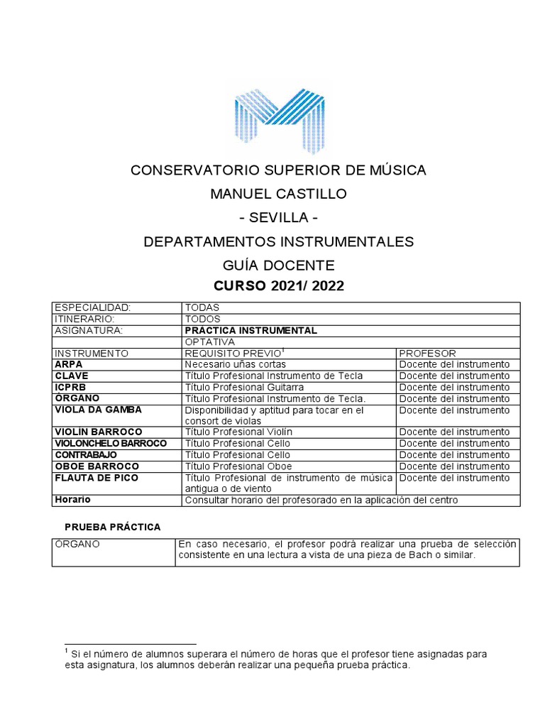 00.24 - Practica - Instrumental - Optativa - 2122 - María Vicenta Diego Peris | PDF | Evaluación ...