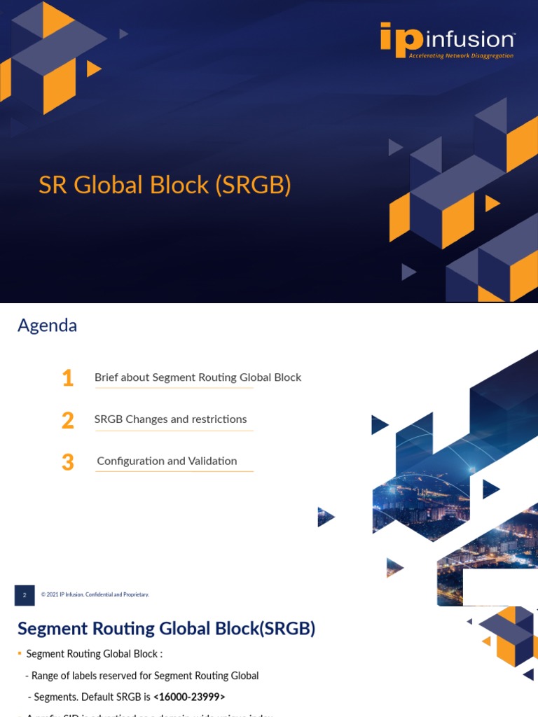 SRGB Presentation | PDF | Networking | Multiprotocol Label Switching