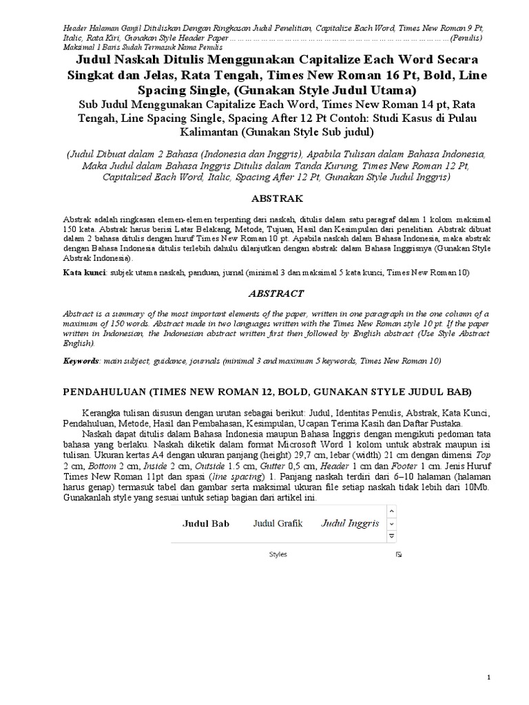 Format Makalah-1.1 | PDF