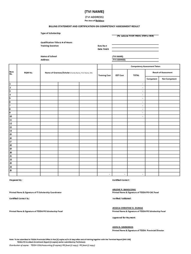 Billing Statement | PDF