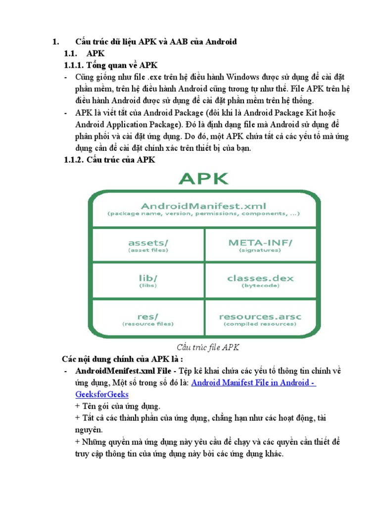 Kiến trúc của APK và AAB | PDF