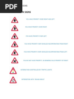 Botswana Road Traffic Signs | PDF | Traffic | Driving