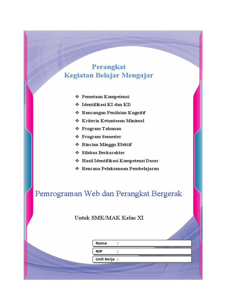 Pemrograman Web Dan Perangkat Bergerak XI | PDF