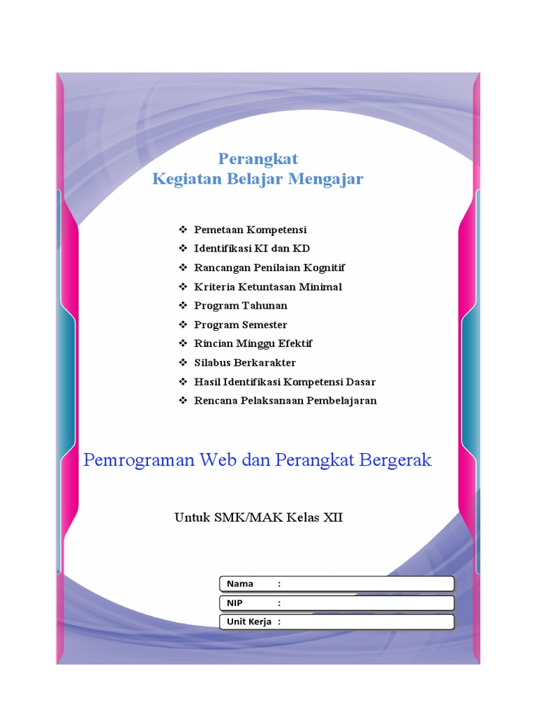 Pemrograman Web Dan Perangkat Bergerak XII | PDF | Komputer | Teknologi ...