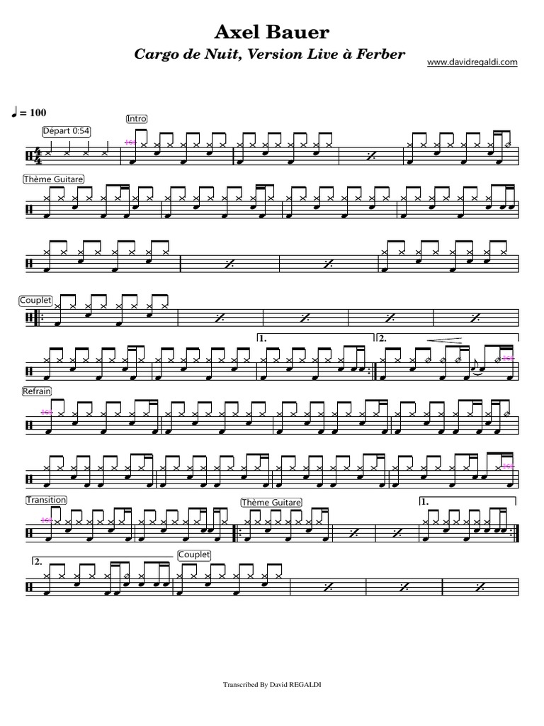 Axel Bauer Cargo Live A Ferber | Download Free PDF | Musicians ...