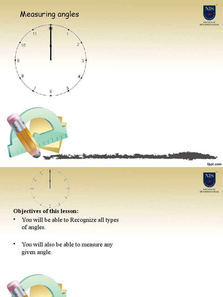 Measuring Angles with a Protractor | PDF | Teaching Methods & Materials