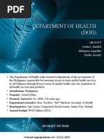 FMCH - Doh Org Chart | PDF