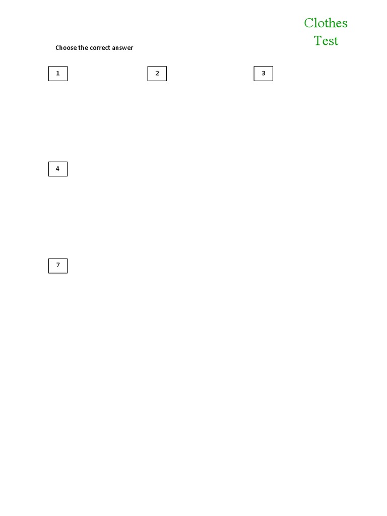 clothes-test-tests | PDF