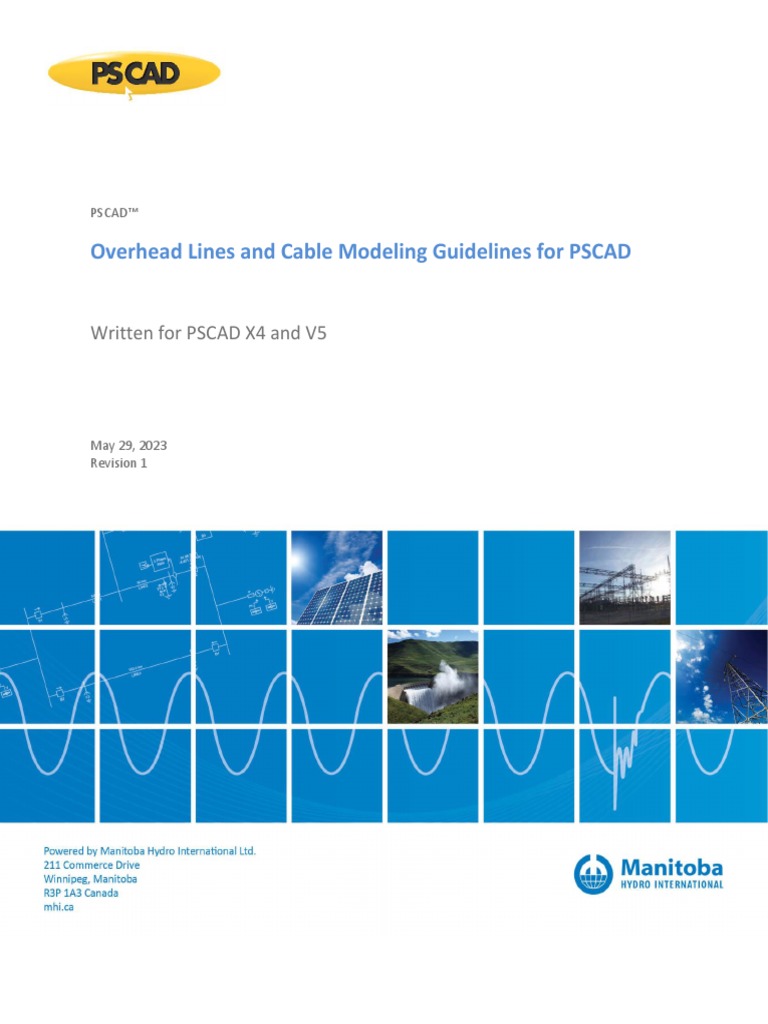 Overhead Lines and Cable Modeling Guidelines For PSCAD | PDF ...