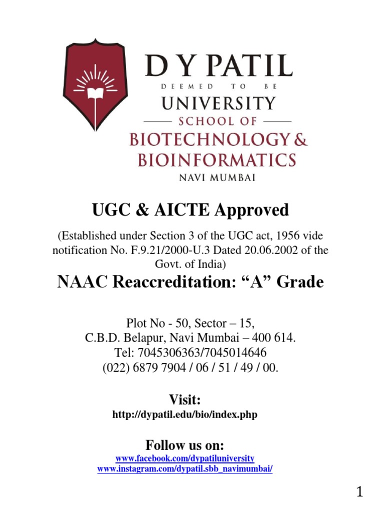 PG Prospectus 2023 2024 | PDF | Biotechnology | University And College Admission