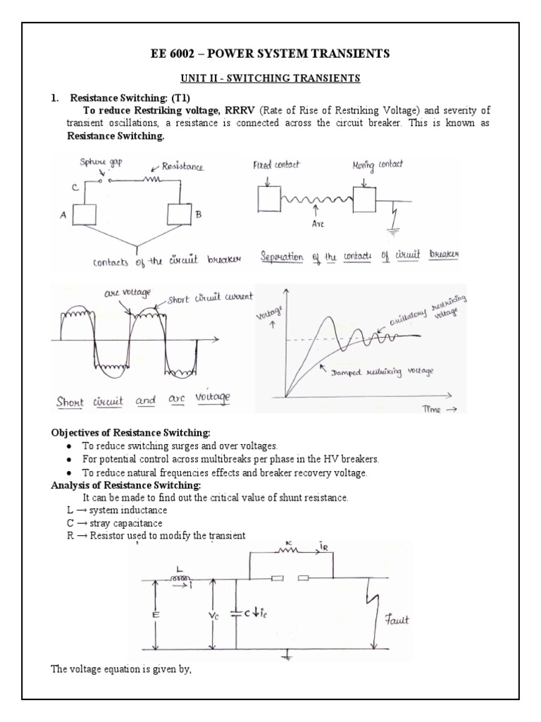 PST Unit 2 | PDF | Capacitor | Transformer