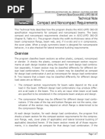 Compact vs. Non-Compact vs. Slender Sections | PDF | Strength Of ...