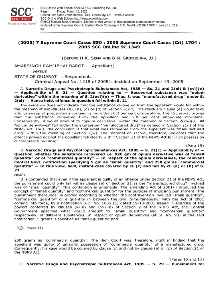 Supreme Court Judgment: EBC v. Modak | PDF